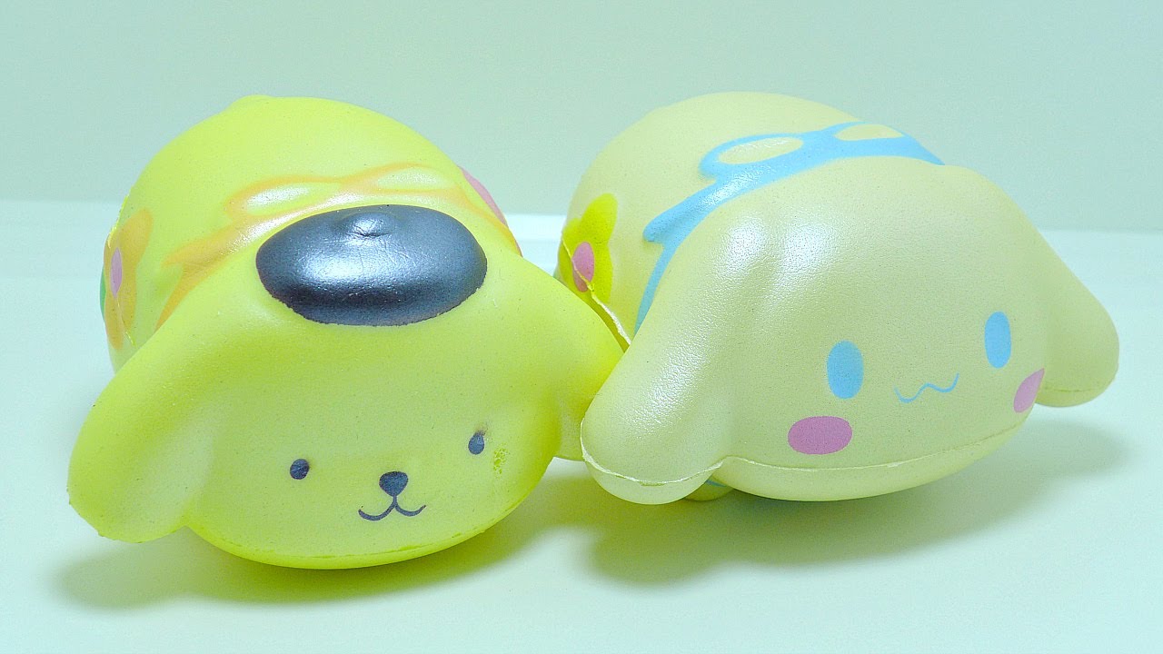 Sanrio Cinnamoroll & Pom Pom Purin Squishy - YouTube