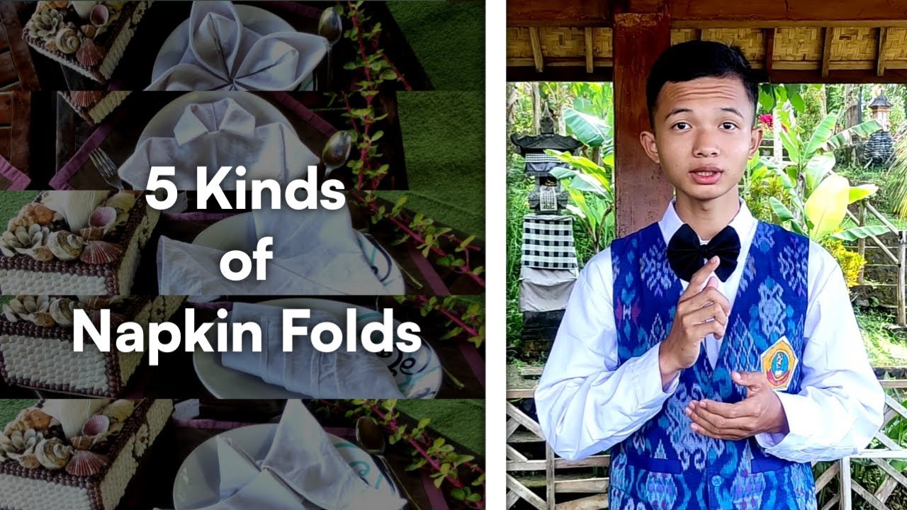 5 Kinds Of Napkin Folds Under 1 Minute YouTube 5-kinds-of-napkin-folds-under-1-minute-youtube