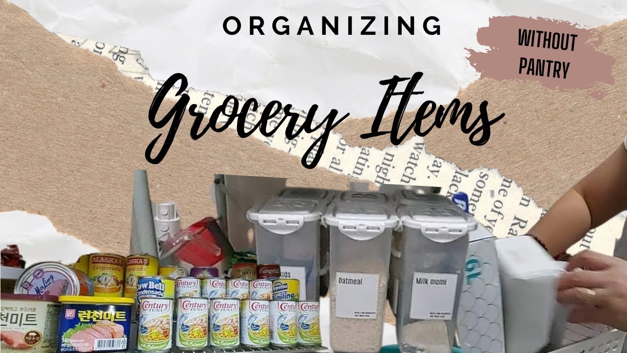 Organizing grocery items - YouTube