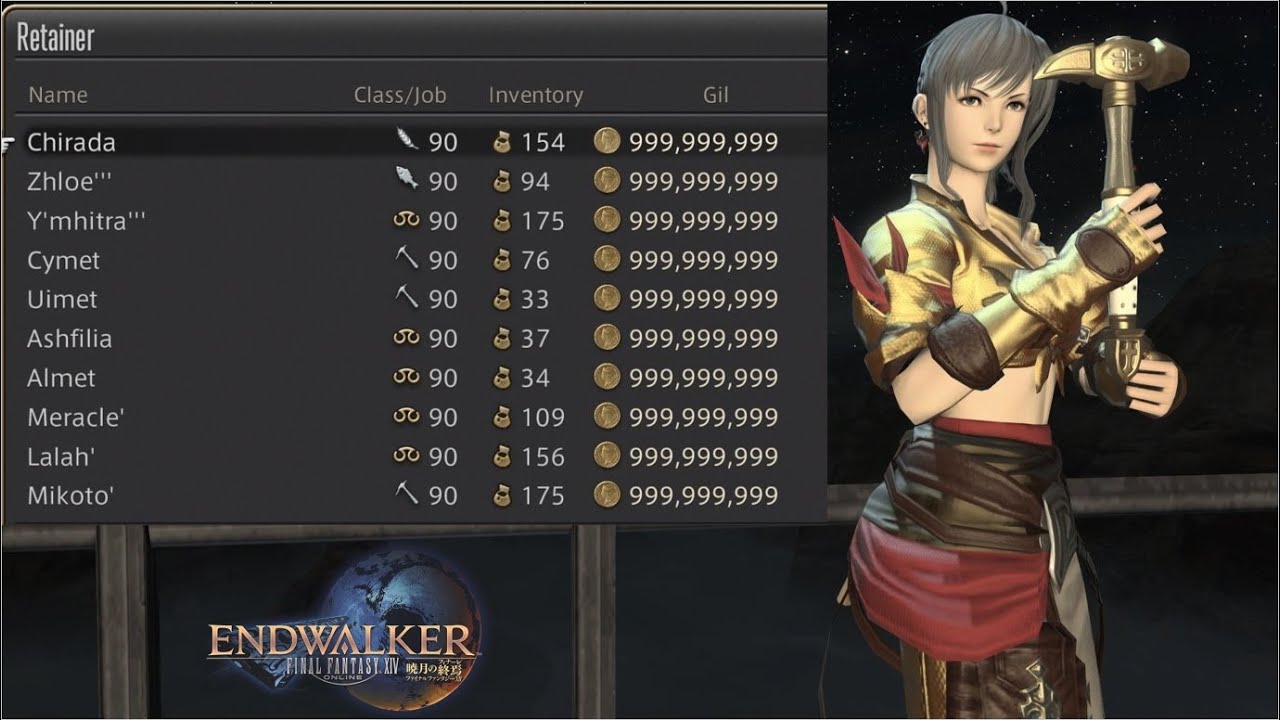 Final Fantasy XIV - Hi-Score: 10 999 999 989 Gil REACHED!! Happy new ...