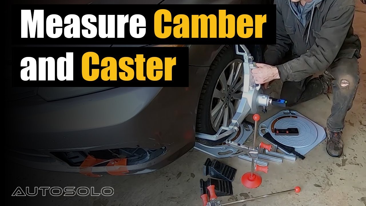 How to Measure Wheel Camber and Caster with AutoSolo Wheel Alignment ...