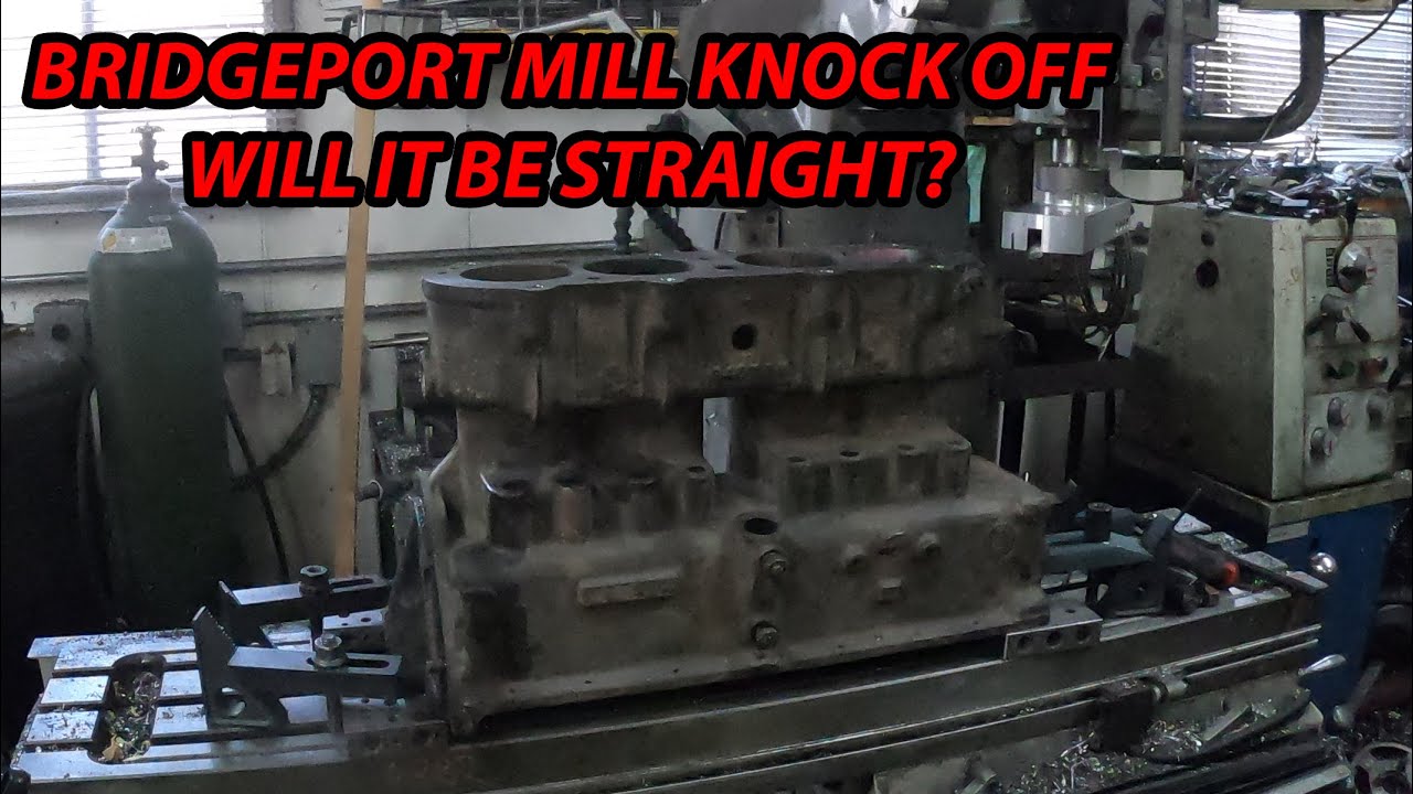 1927 Chevy Motor, Decking The Surface With A Milling Machine. - YouTube