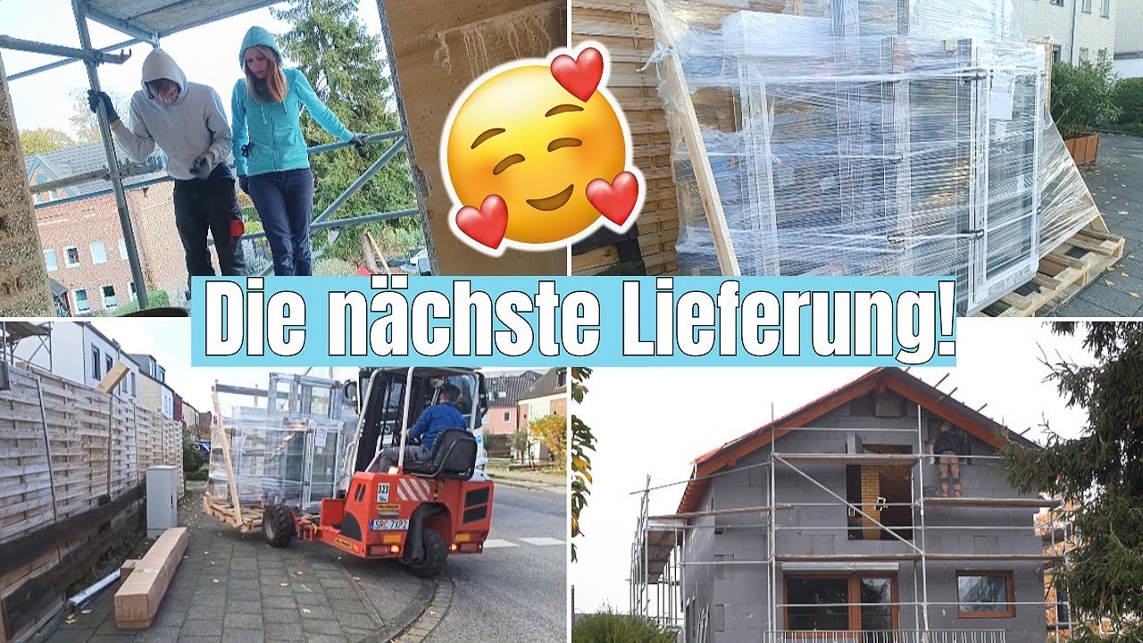 Bauvlog N°110 | DACH ANHEBEN | Die nächste Lieferung | Harte Arbeit ...