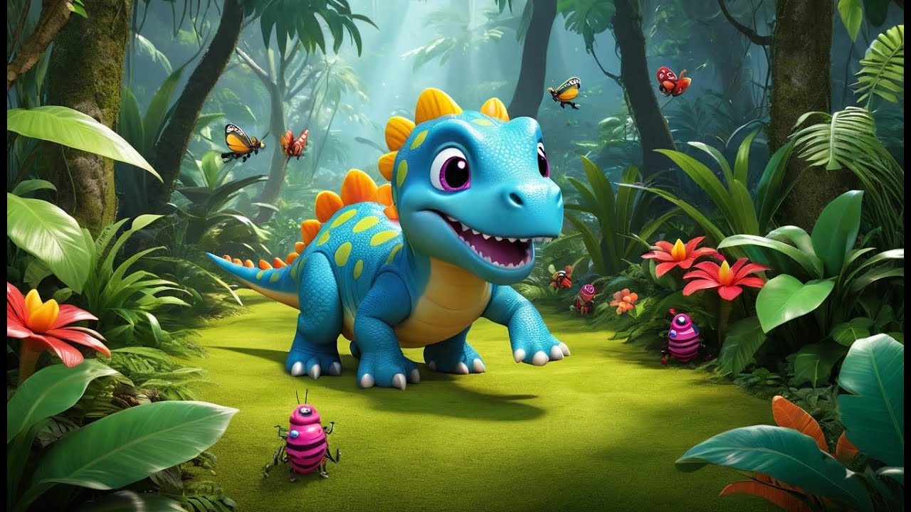Baby Dino Stomp Stomp Stomp Stomp Stomp | Fun Dinosaur Song for ...