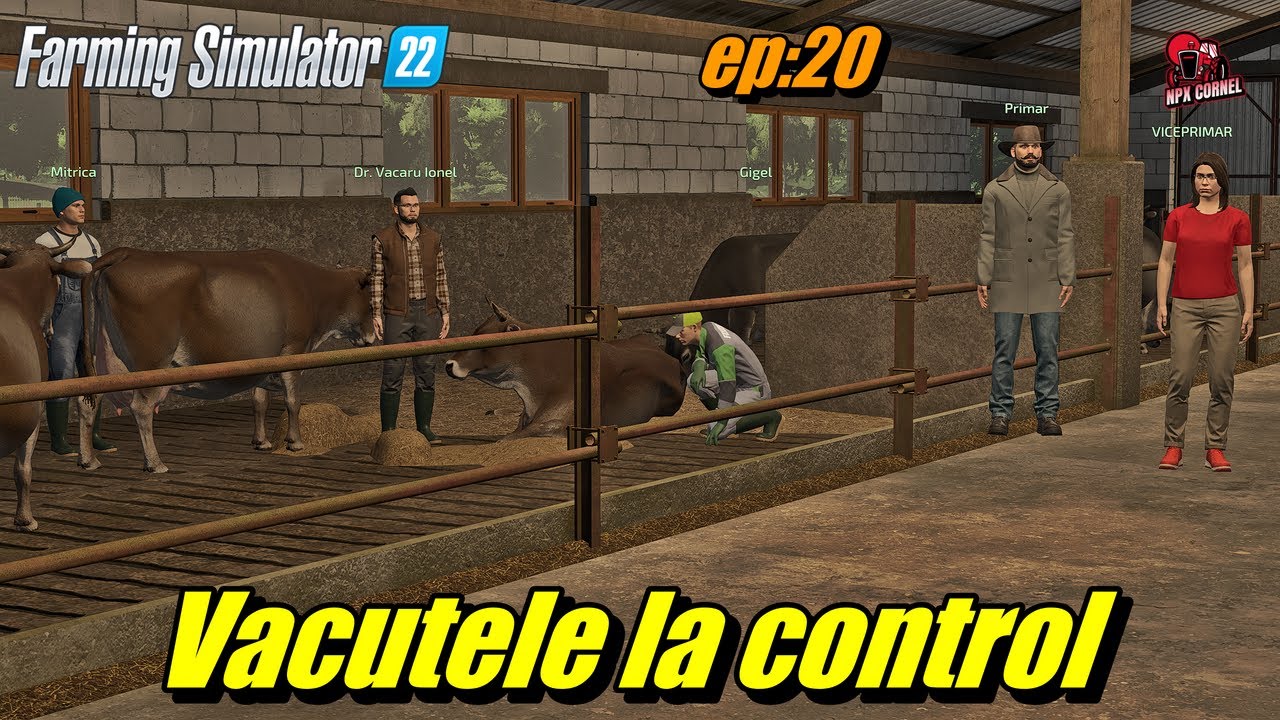 #fs22 RolePlay C.A.P Romania/Vacutele sunt controlate de Dr. Veterinar ...