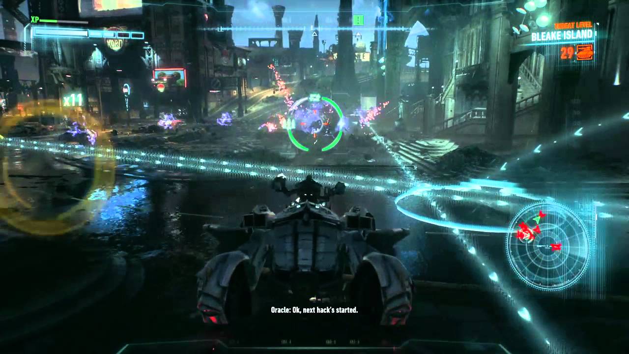 BATMAN™: ARKHAM KNIGHT gcpd tank battle - YouTube