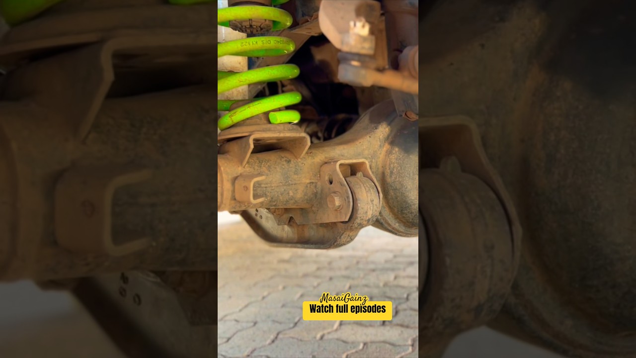 THE MOST DURABLE 4x4 SUSPENSION! Twin solid axles on the 80 SERIES LAND ...