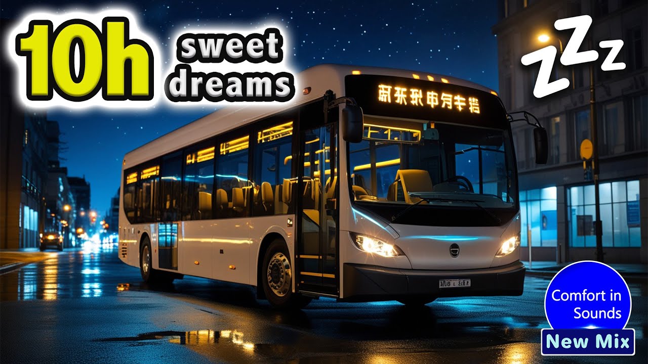 FALL ASLEEP DEEPLY with THIS White Noise | Bus Air Conditioner Sound to ...