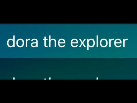 The Long Lost Pilot Episode Of Dora!!!!!!! Must Watch ...