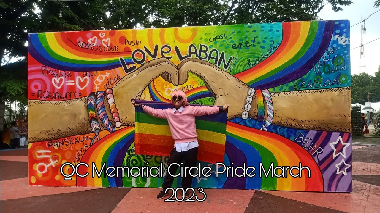 QC Memorial Circle Pride March 2023 - YouTube