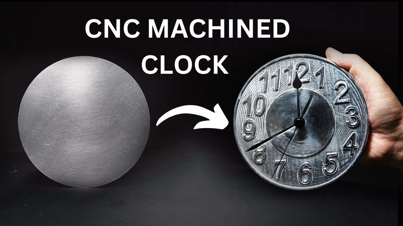 CNC Machine Clock | Clockwork in Action #cncmachining - YouTube