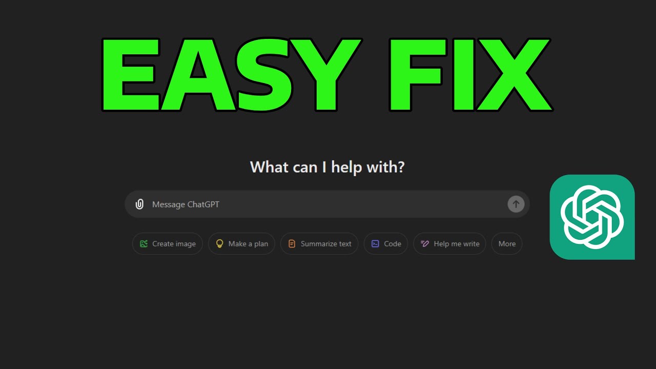How To Fix ChatGPT not Working Loading Launching Website - YouTube
