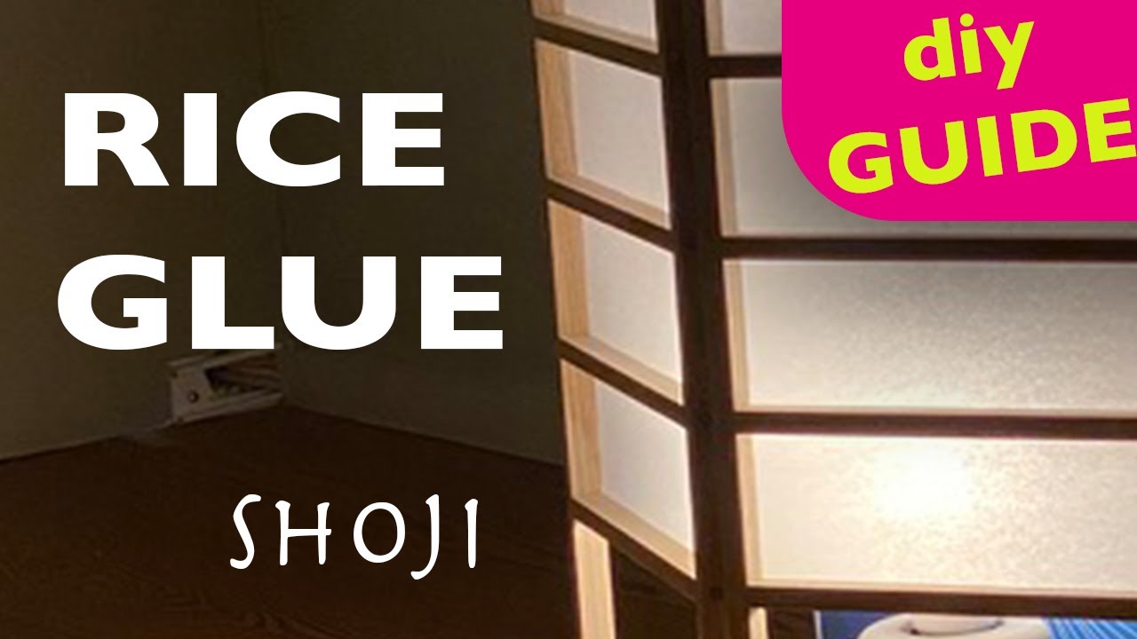 EASY - make Rice Glue Paste - super strong - SOKUI (with things you ...