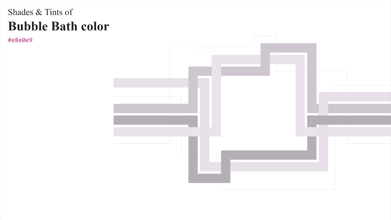 Shades & Tints of Bubble Bath color #e8e0e9 A Warm Violet color #cec7cf ...