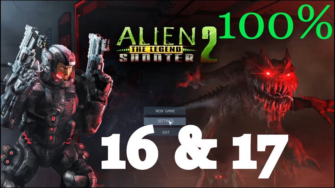 Alien Shooter 2 The Legend - Mission 16 & 17 - YouTube