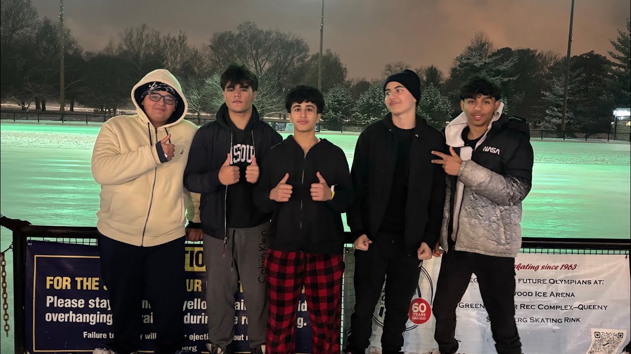 SNOWY CHEST DAY + ICE SKATING - YouTube