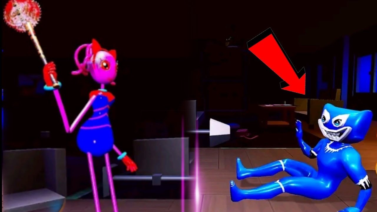 Huggy Wuggy Poppy Playtime Chapter: 3 Blue Mommy Long Leg - YouTube