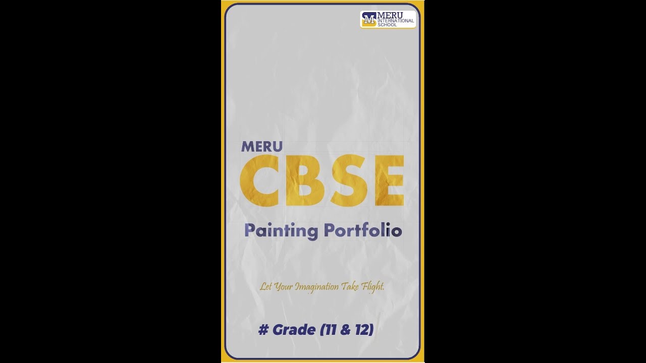 Painting Portfolio -Grade 11 & 12 CBSE- Meru - YouTube