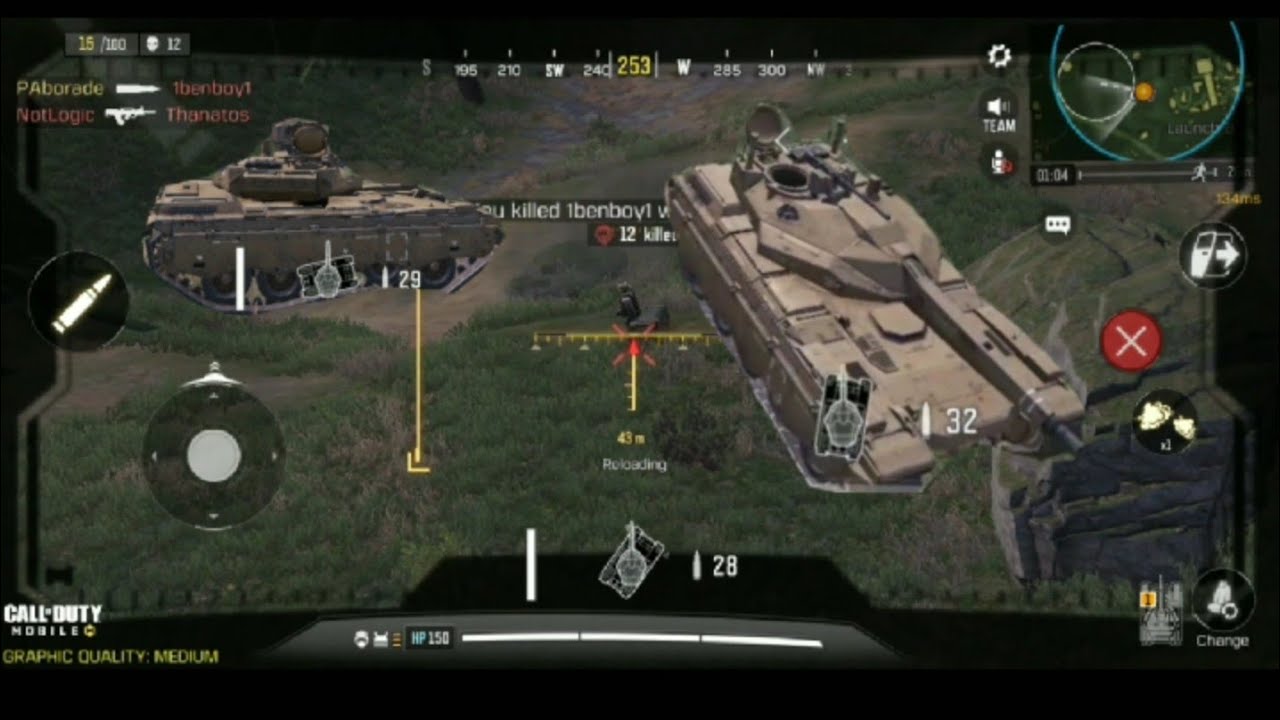 CODM|| TANK|NEW BATTLE ROYALE TANK GAMEPLAY| |CODTANK| |CODMTANK| - YouTube