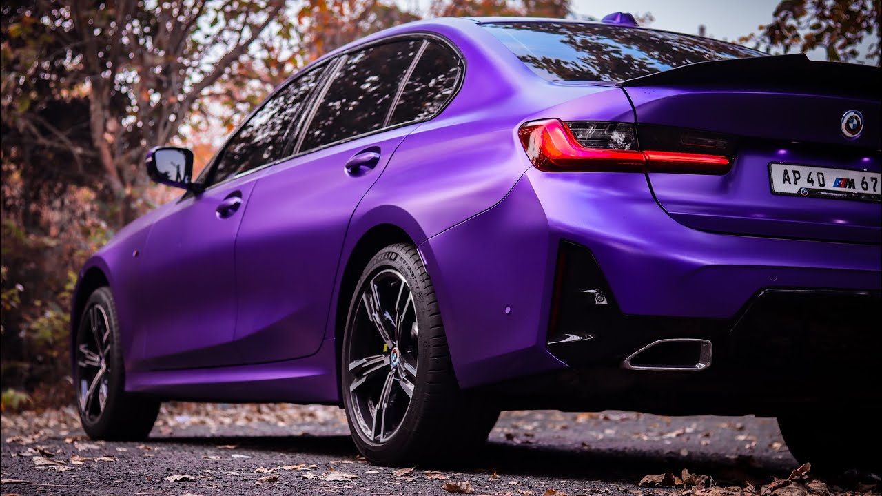 Purple Beauty | BMW 3 Series [2023] Satin Wrap - YouTube