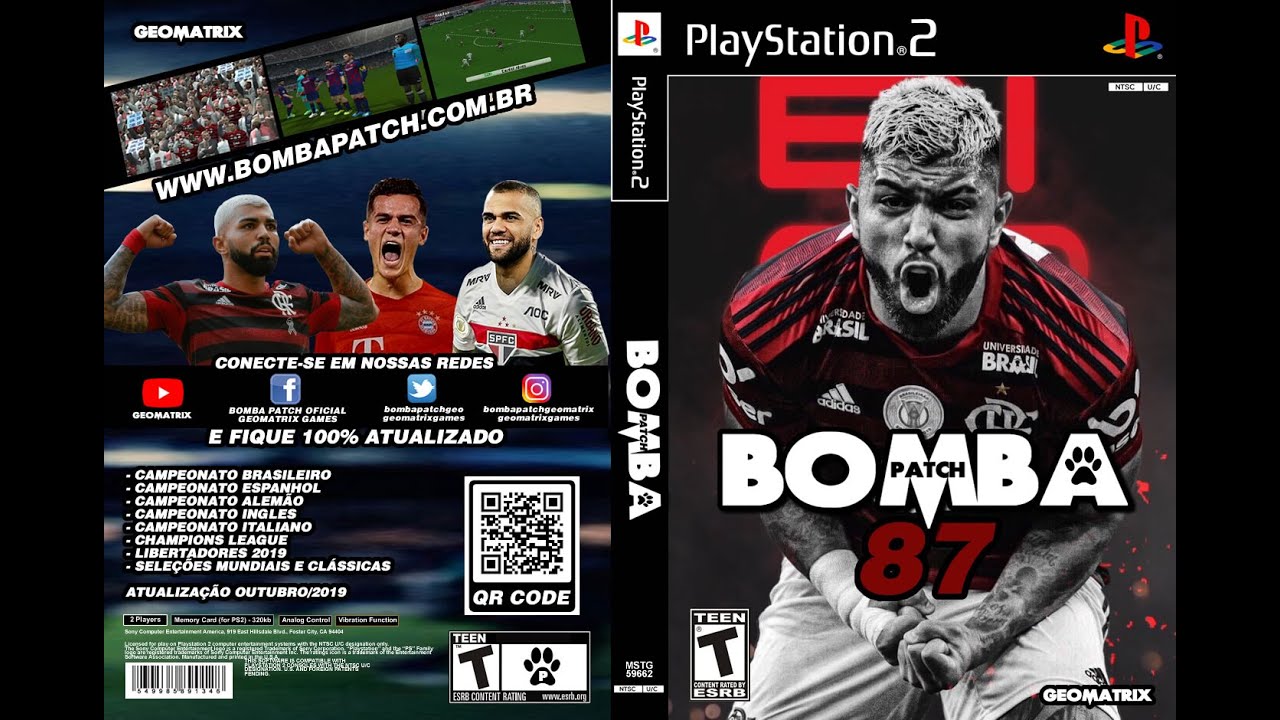 Bomba Patch 87 - Winning Eleven GEOMATRIX ISO PS2 - YouTube