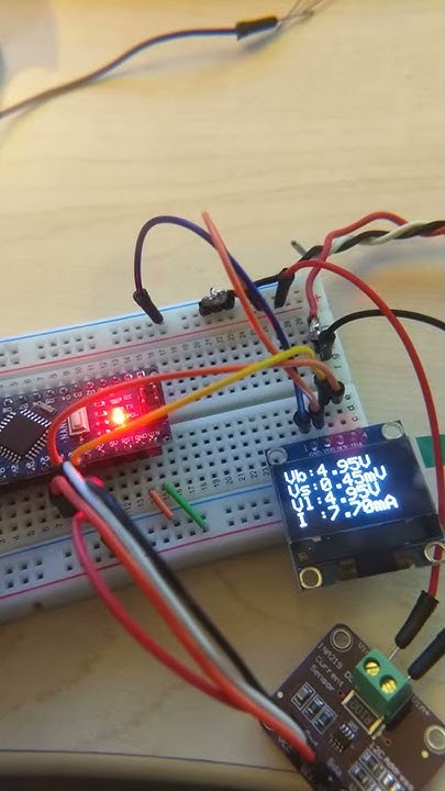 Arduino ammeter - YouTube