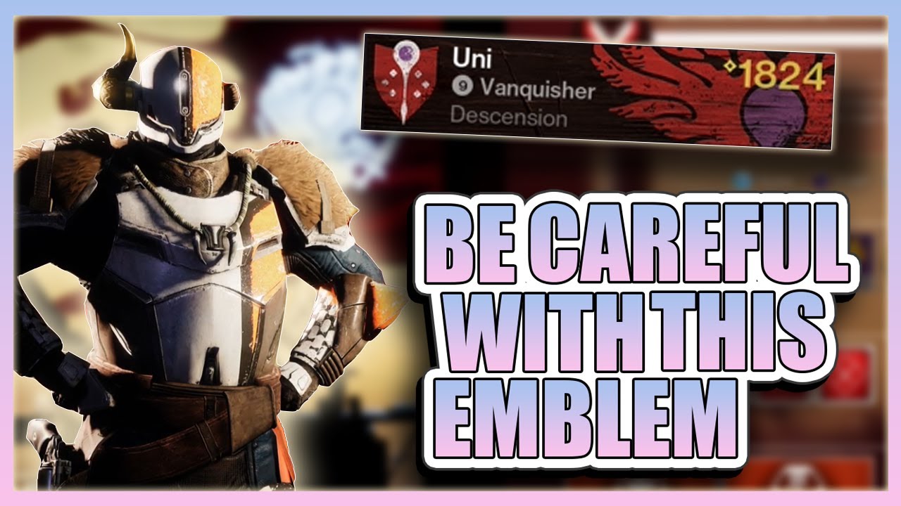 A Quick Warning About The Ascendant Comp Emblem From This Season - YouTube