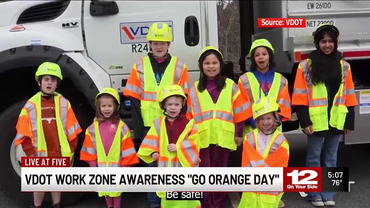 VDOT work zone awareness "Go Orange Day" - YouTube