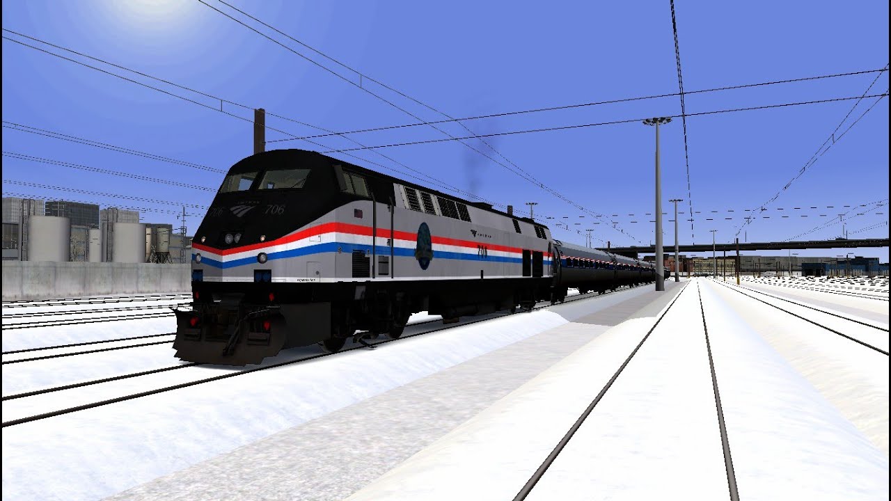 Train Simulator: Amtrak 235 706 - YouTube