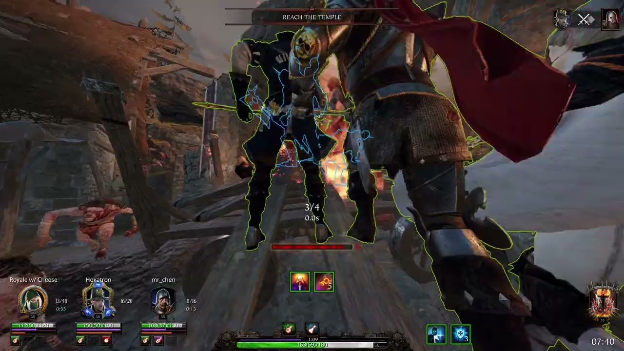 Vermintide 2 - Old Haunts DWONS C3 (Unchained Flaming Flail ...