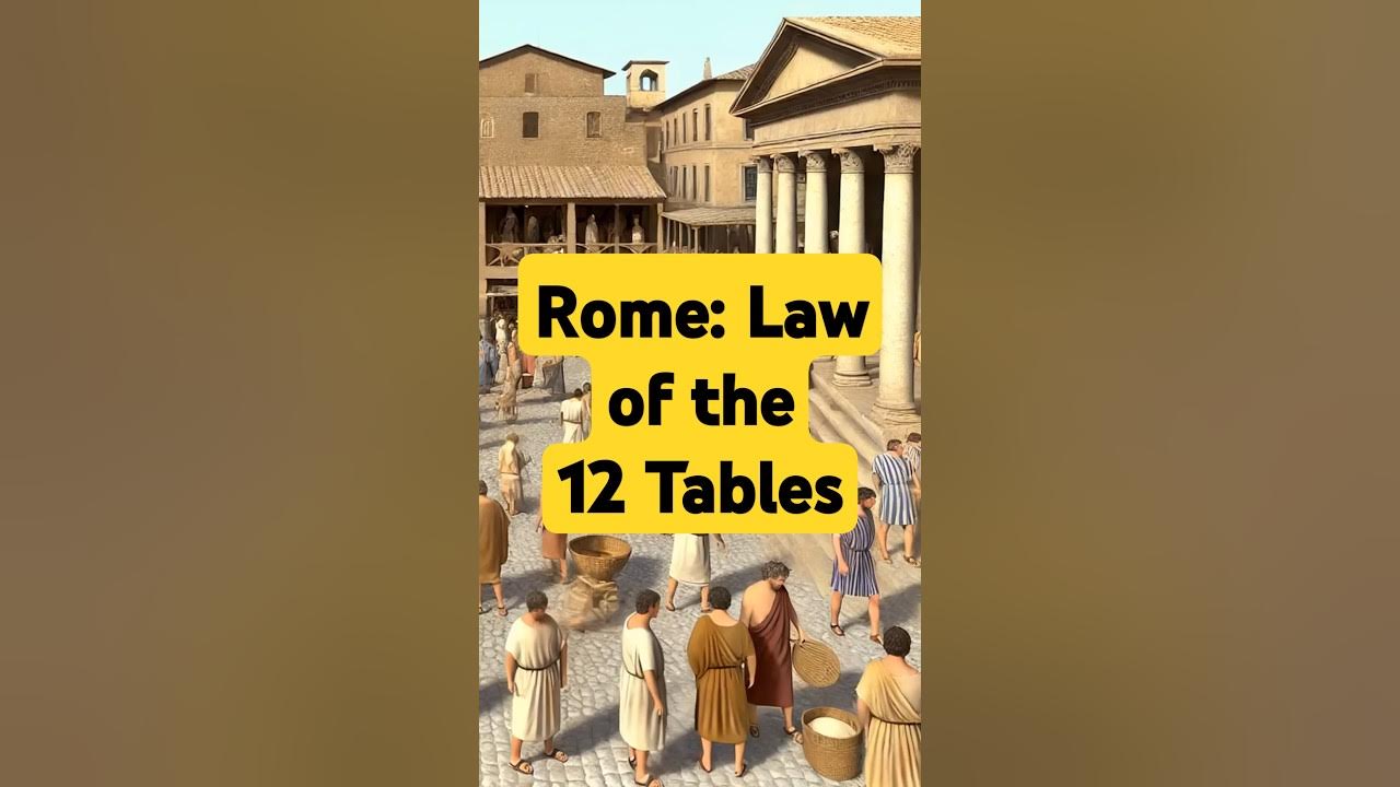 Roman History: Law of the Twelve Tables #shorts - YouTube