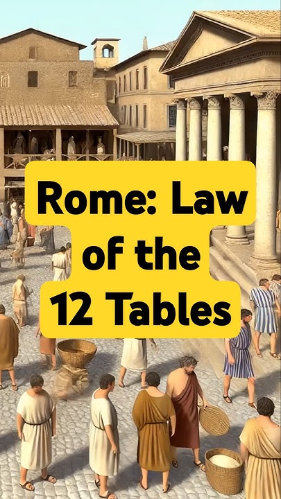Roman History: Law of the Twelve Tables #shorts - YouTube