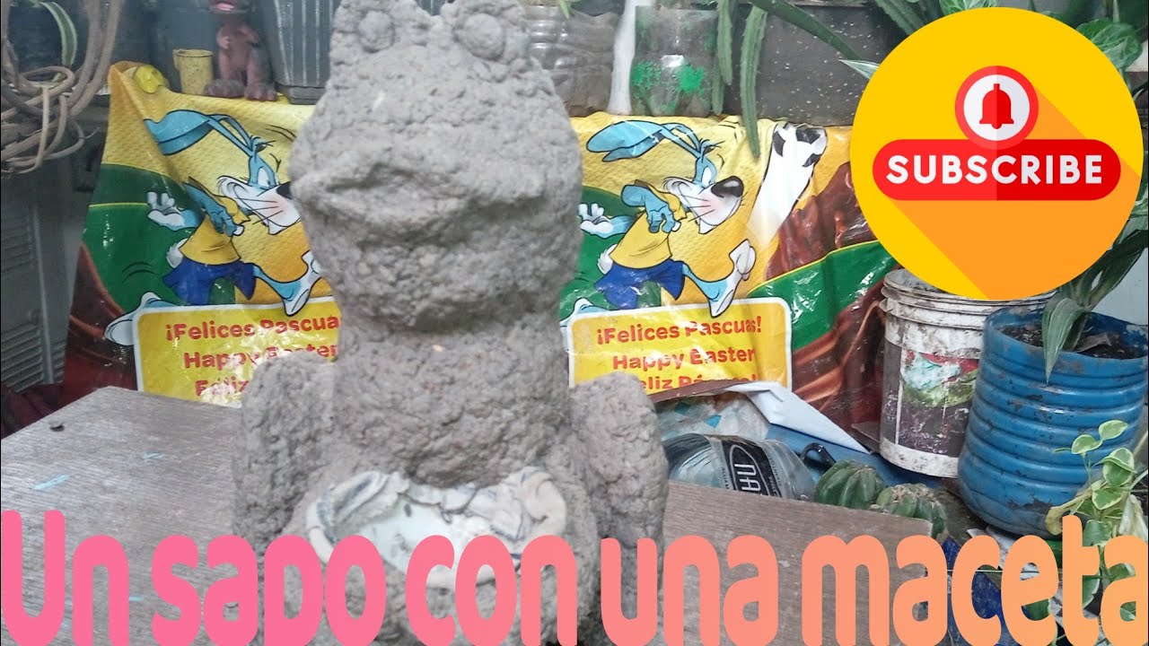 Como hacer un sapo con masa mache no te lo pierdas está súper ...