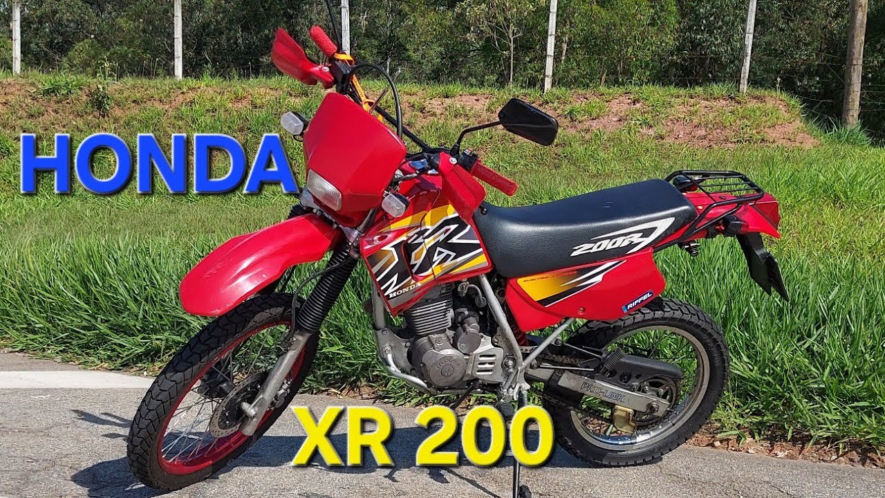 HONDA XR200 APRESENTAÇÃO BÁSICA - YouTube