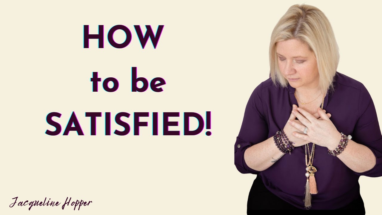 HOW to create SATISFACTION! - YouTube