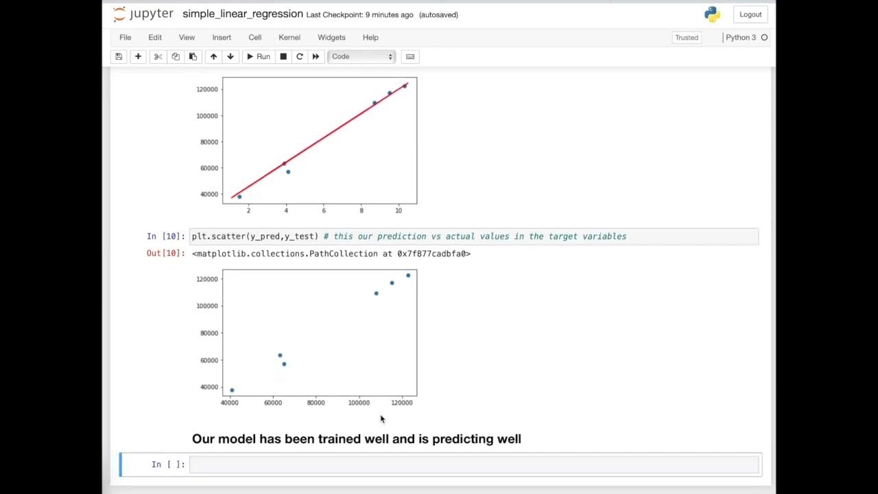 Simple Linear Regression Hands on Code in Python | Machine Learning | Data Science | Example ...