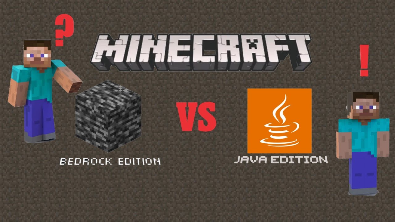 Minecraft Bedrock vs Java - YouTube