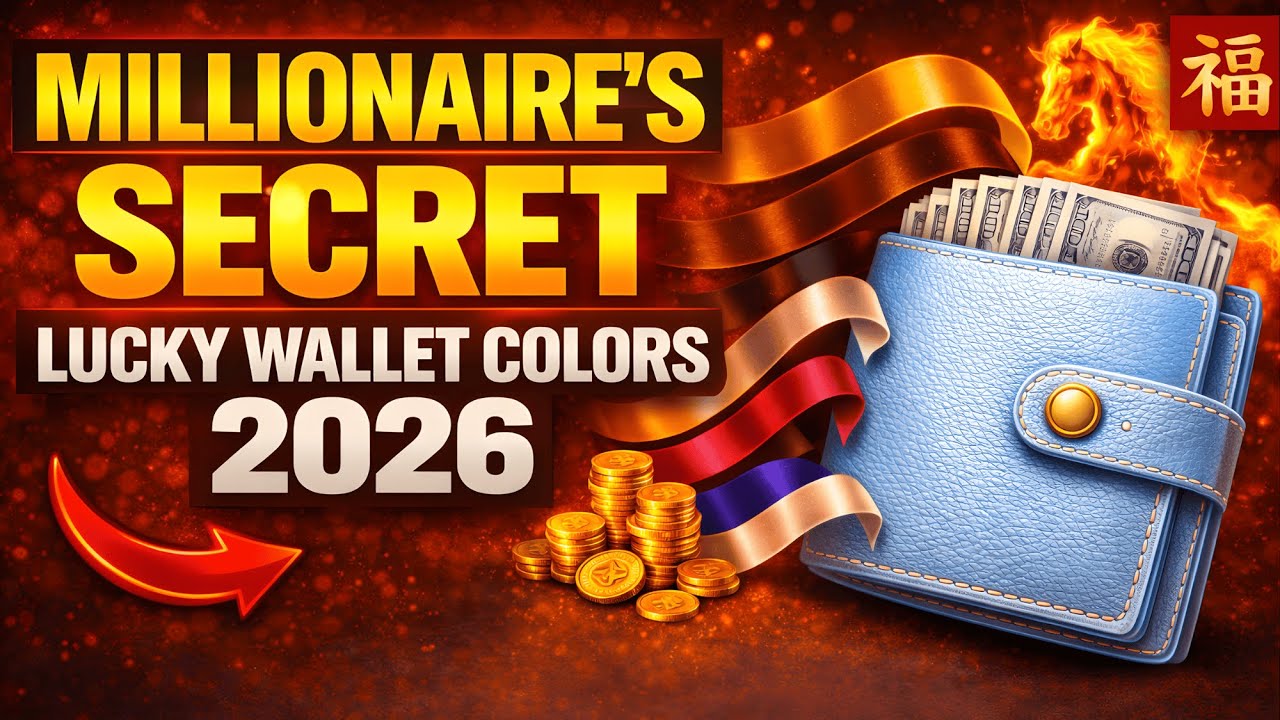The ONLY Wallet Color That Brings Luck This Year Of Fire Horse 2026 ...