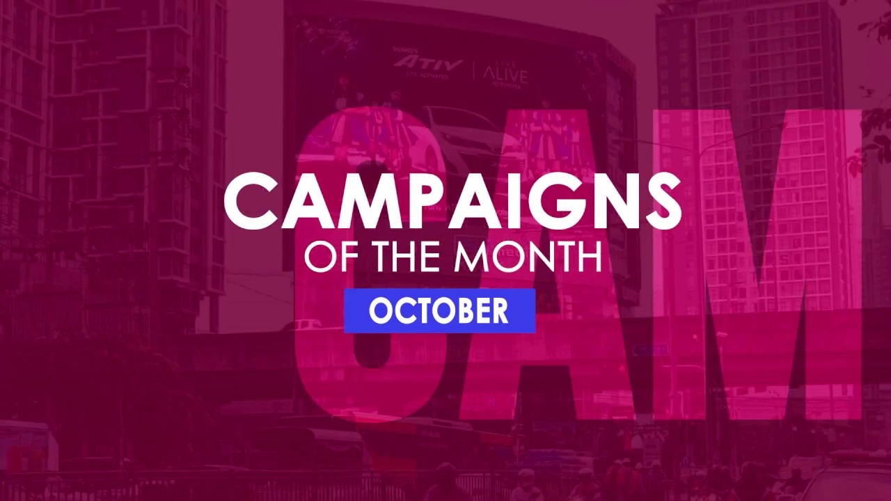 Campaigns of the month - October 2018 - YouTube