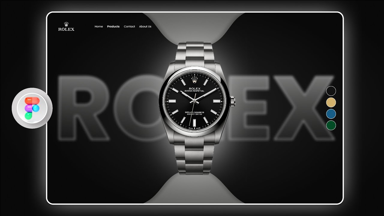 Rolex watch Animation in figma l Figma tutorials l Design with jupi ...