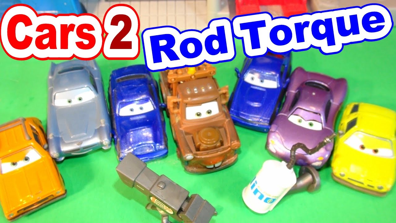 Pixar Cars 2 Re Enactment of Rod Torque Bathroom Scene and Destruction ...
