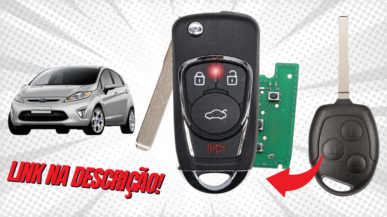 Chave Ford R FOR13 Ford Focus, Kuga 3 Button Keyless Remote