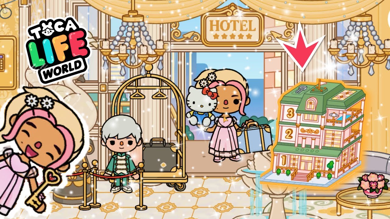 New 5⭐️ Star Hotel Design house Toca Life World ️ Toca Boca 🫅🏻 BocaToca ...