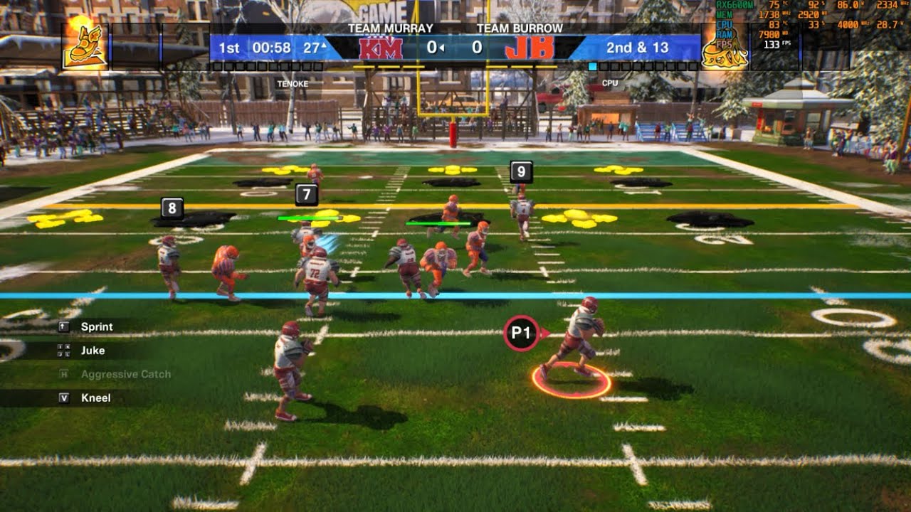 Wild Card Football (Max Settings) - RX 6600M - R5 5600H - Lenovo Legion ...