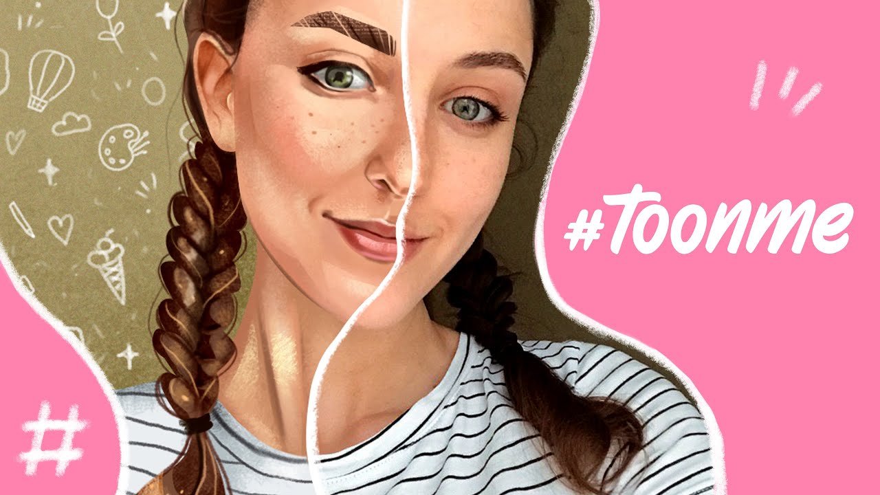 #TOONME Challenge speedpaint | How to draw #toonme challenge - YouTube