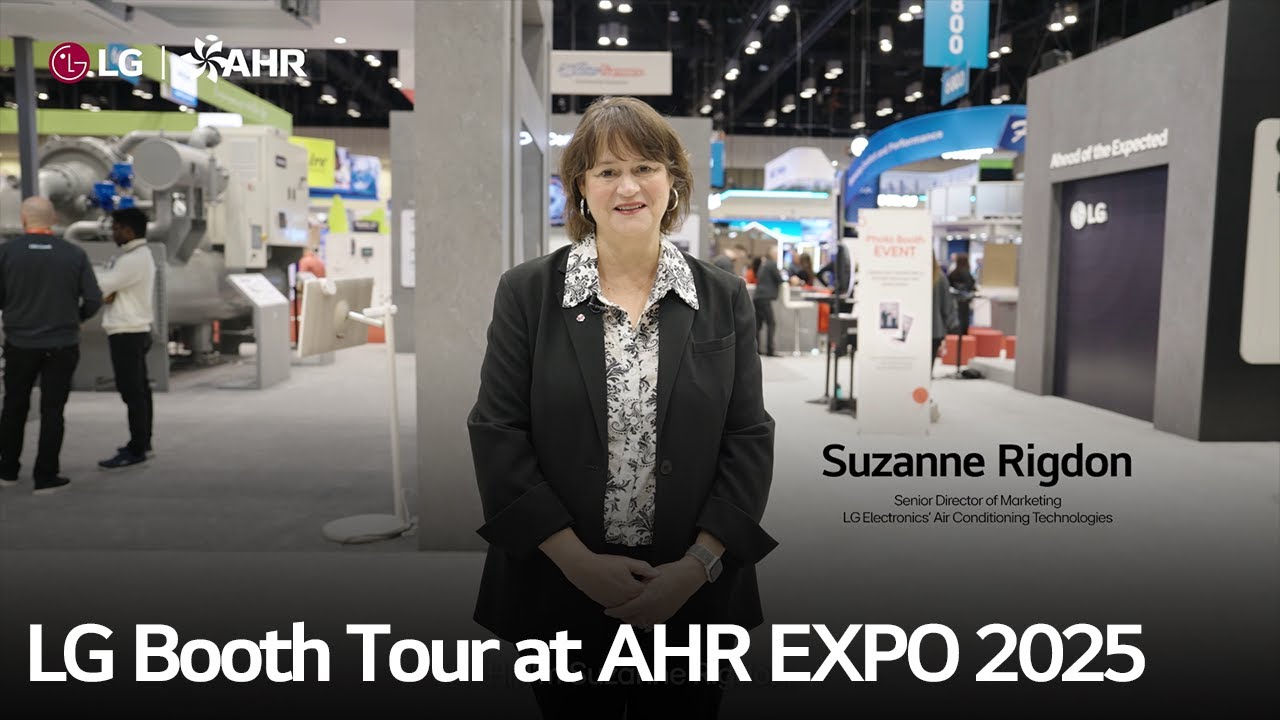 LG Booth Tour at AHR Expo 2025 - YouTube