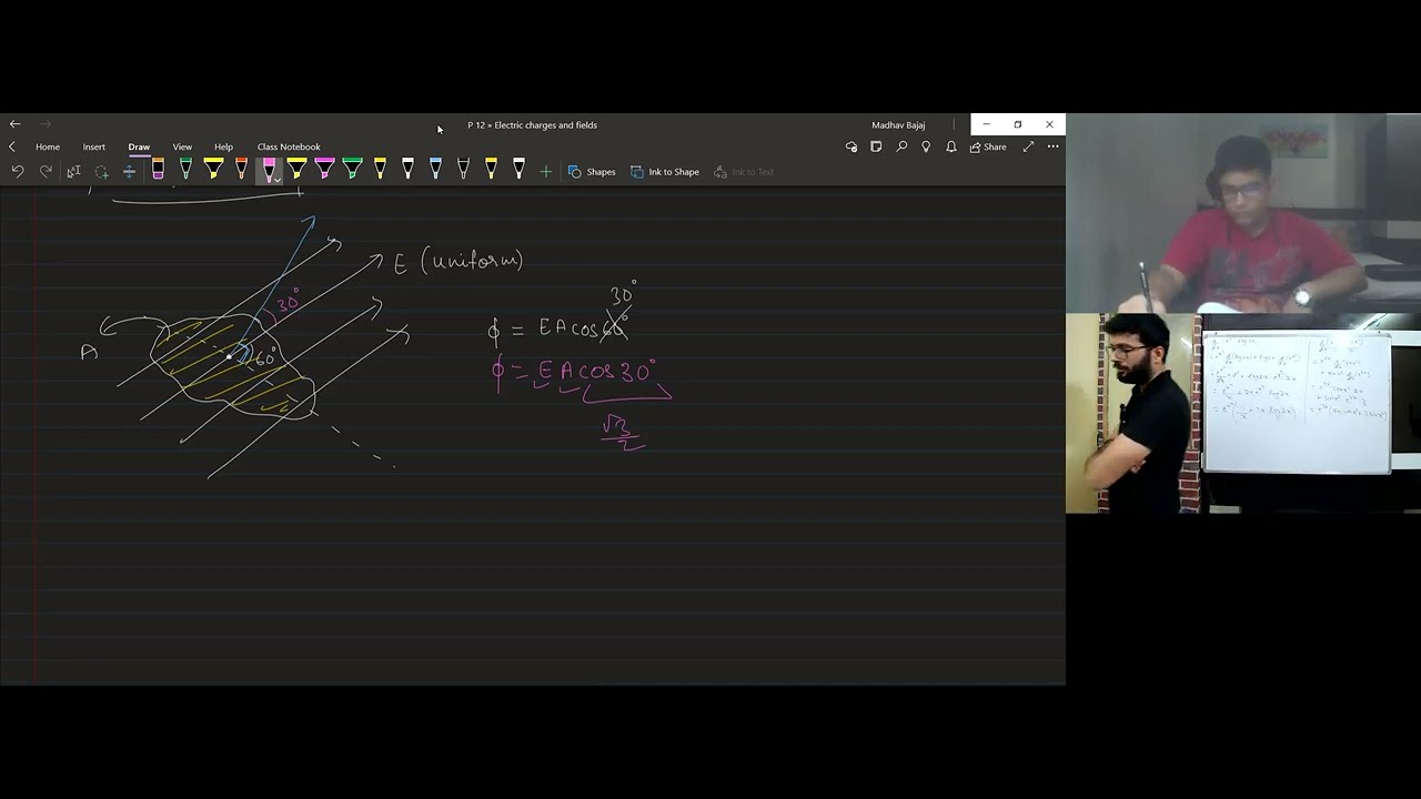 40 Finding the correct angle between E and A vectors - YouTube