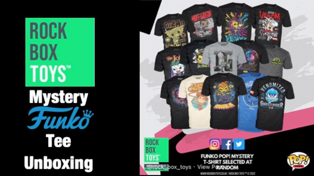 A Funko Tee Mystery Box from Rock Box Toys - YouTube
