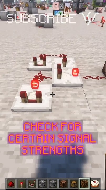 Look for SPECIFIC SIGNAL STRENGTHS with THIS CIRCUIT! | Redstone with PsiVolt #minecraft # ...