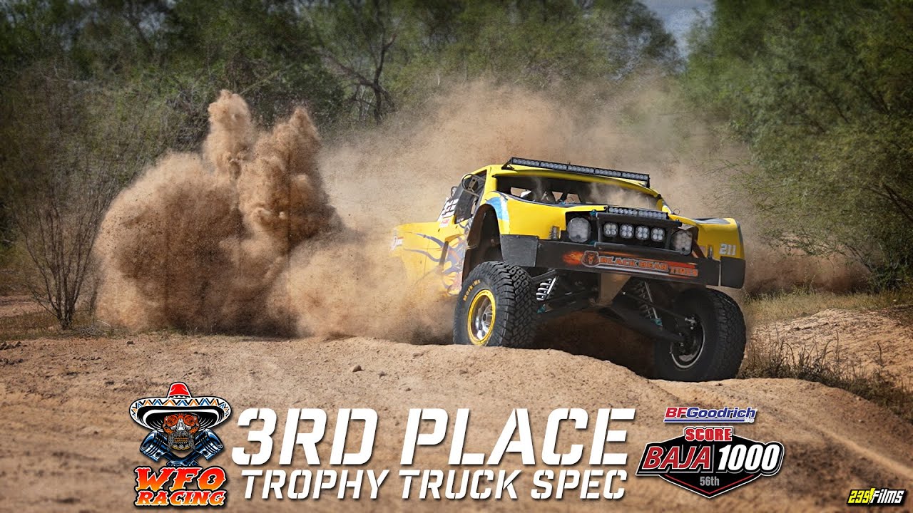 WFO Racing PODIUMS at the 56th SCORE Baja 1000 - YouTube